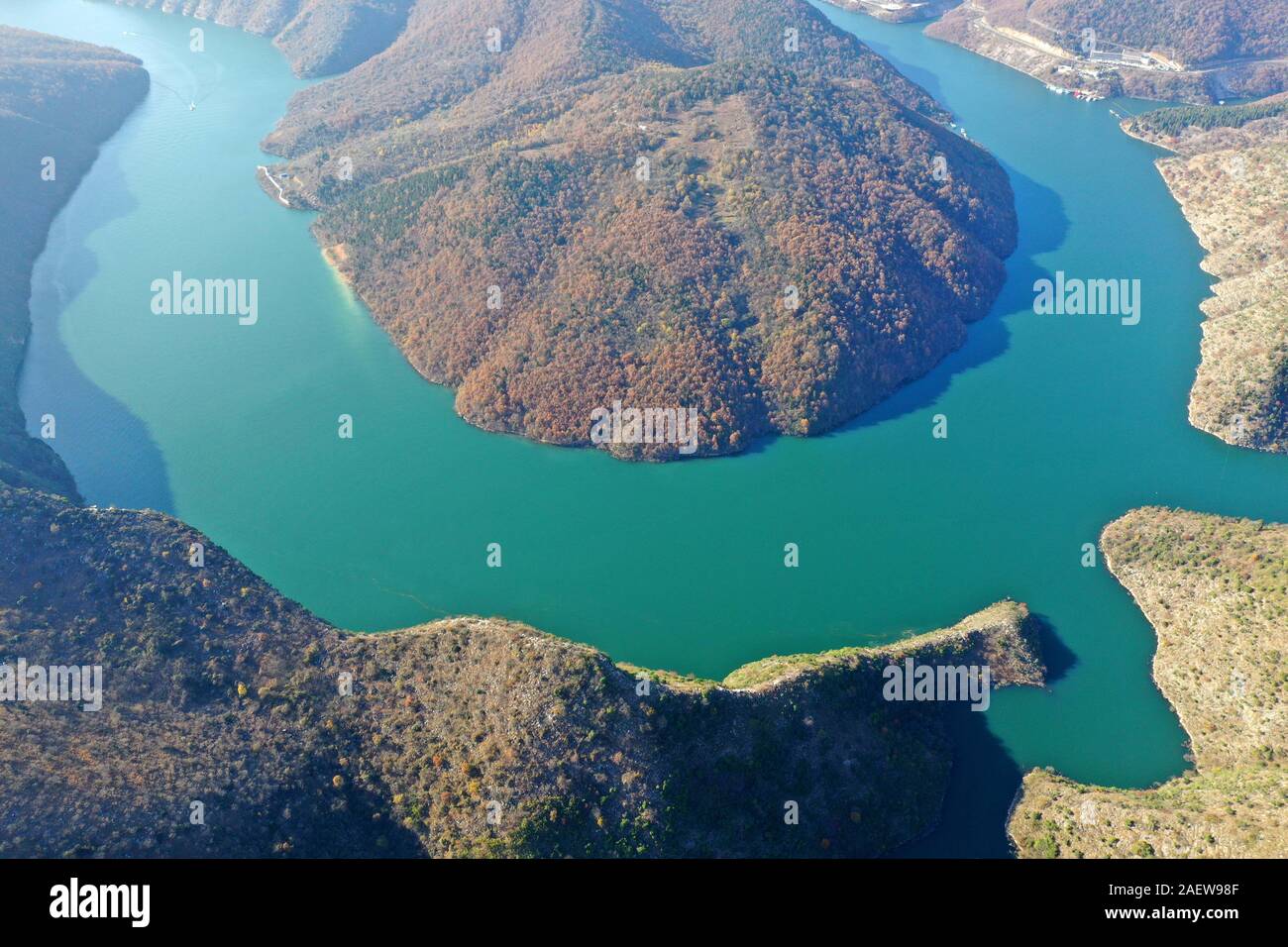 Nanyang. 10th Dec, 2019. Aerial photo taken on Dec. 10, 2019 shows the ...