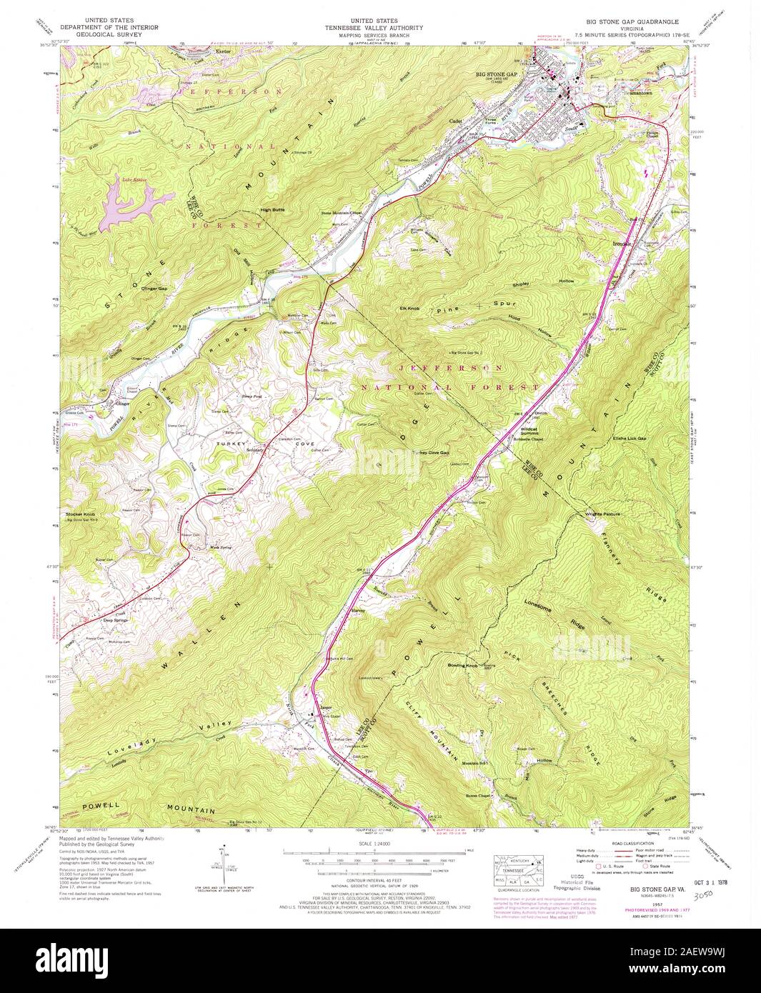 Big stone gap va hi-res stock photography and images - Alamy