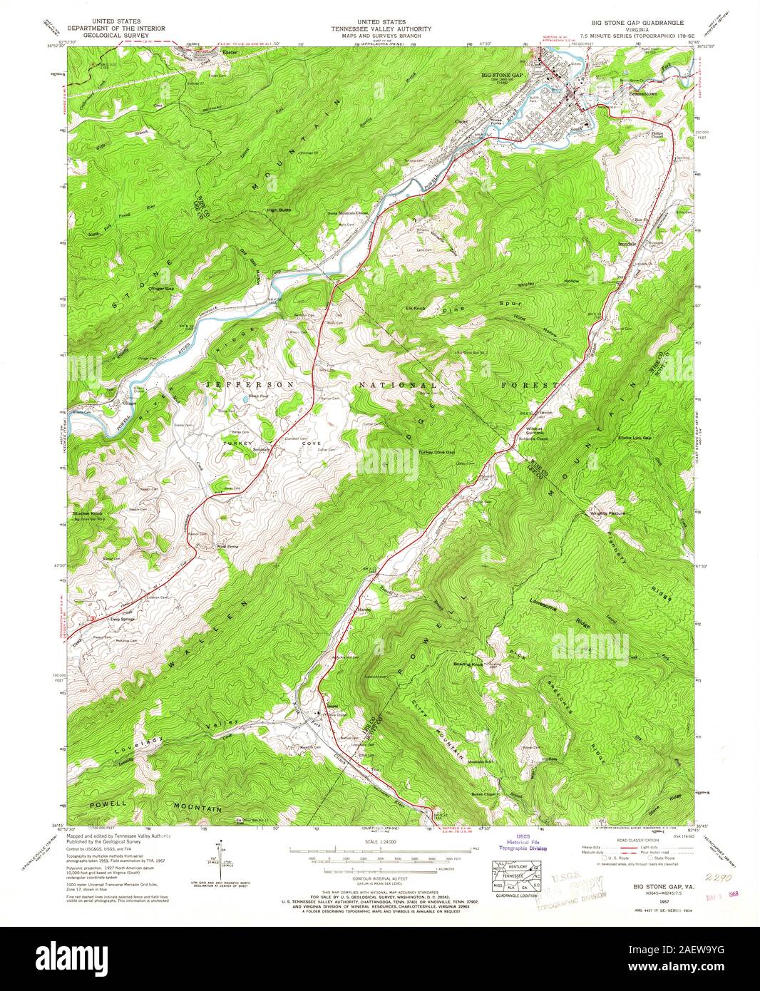 Big stone gap va hi-res stock photography and images - Alamy