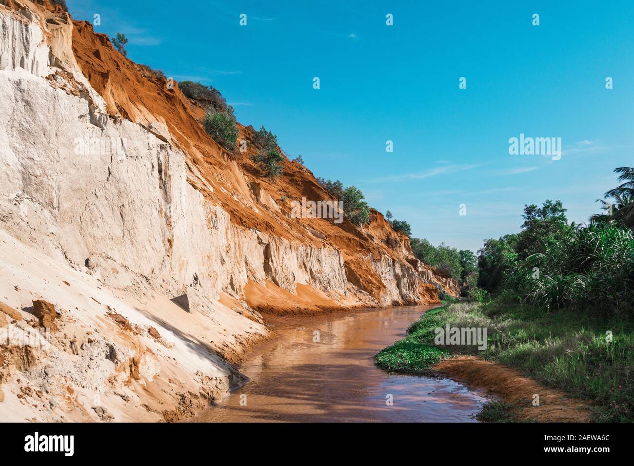 Fairy Stream Canyon, Mui Ne, Vietnam, Southeast Asia. Beautiful scenic ...