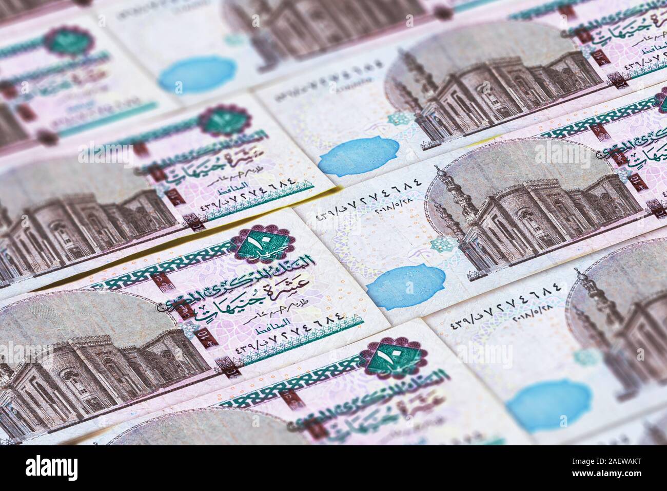 Money of Egypt. Egyptian pound background. EGP Stock Photo - Alamy