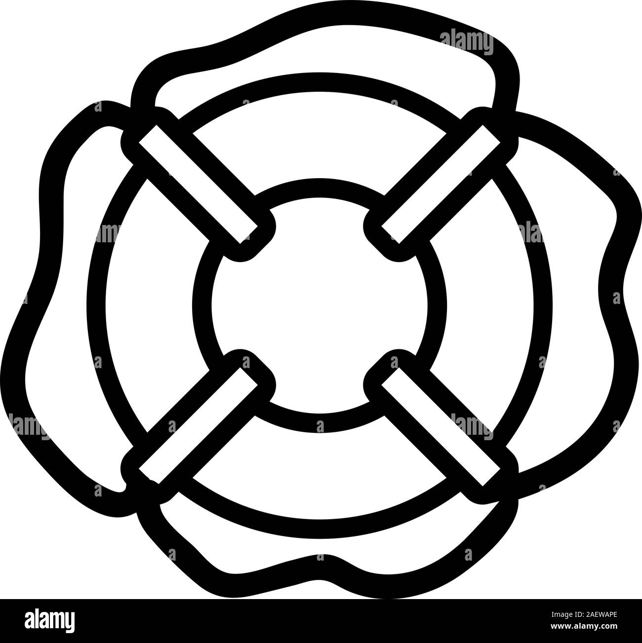 Lifeline icon vector. Isolated contour symbol illustration Stock Vector ...