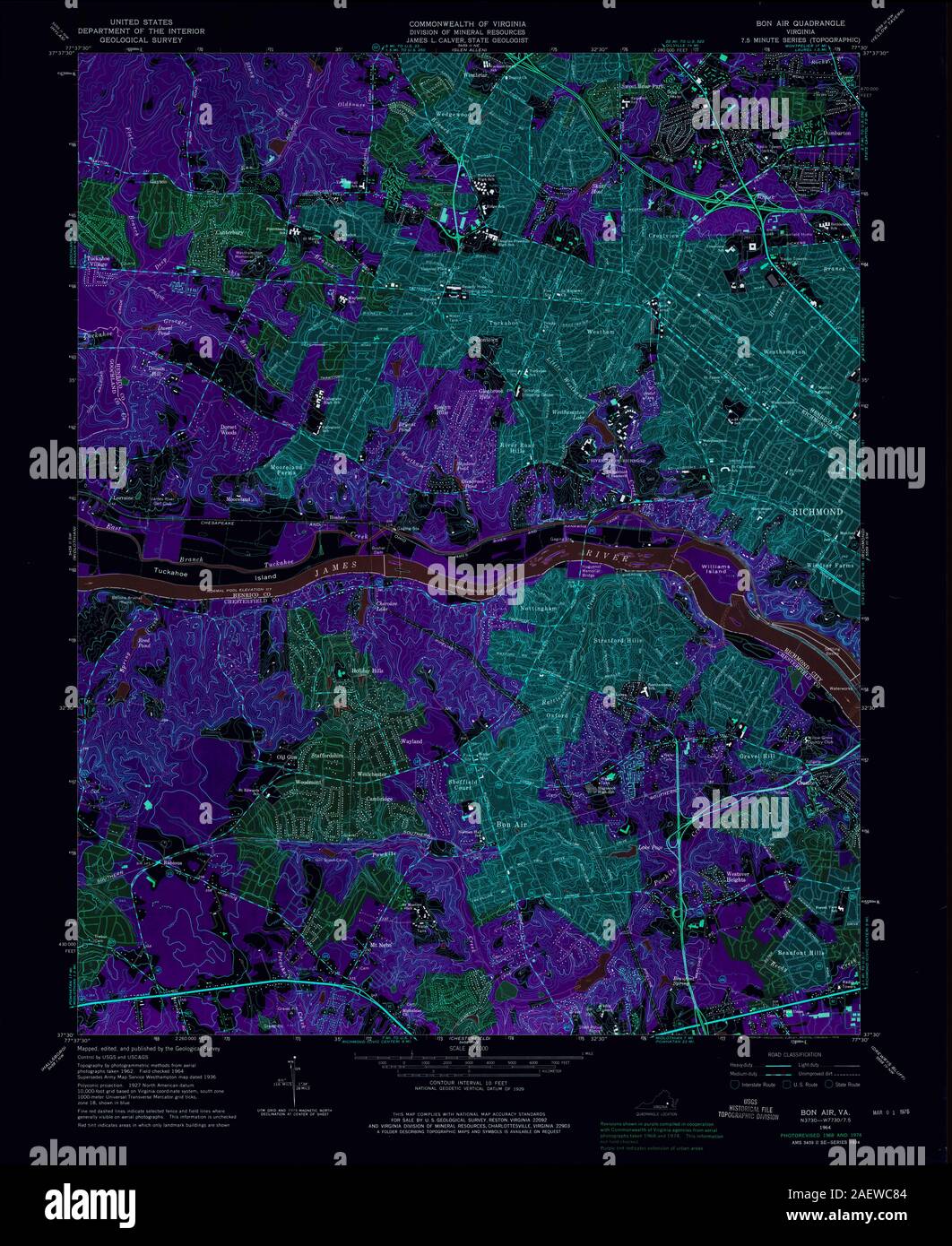 Map Of Bon Air High Resolution Stock Photography and Images - Alamy