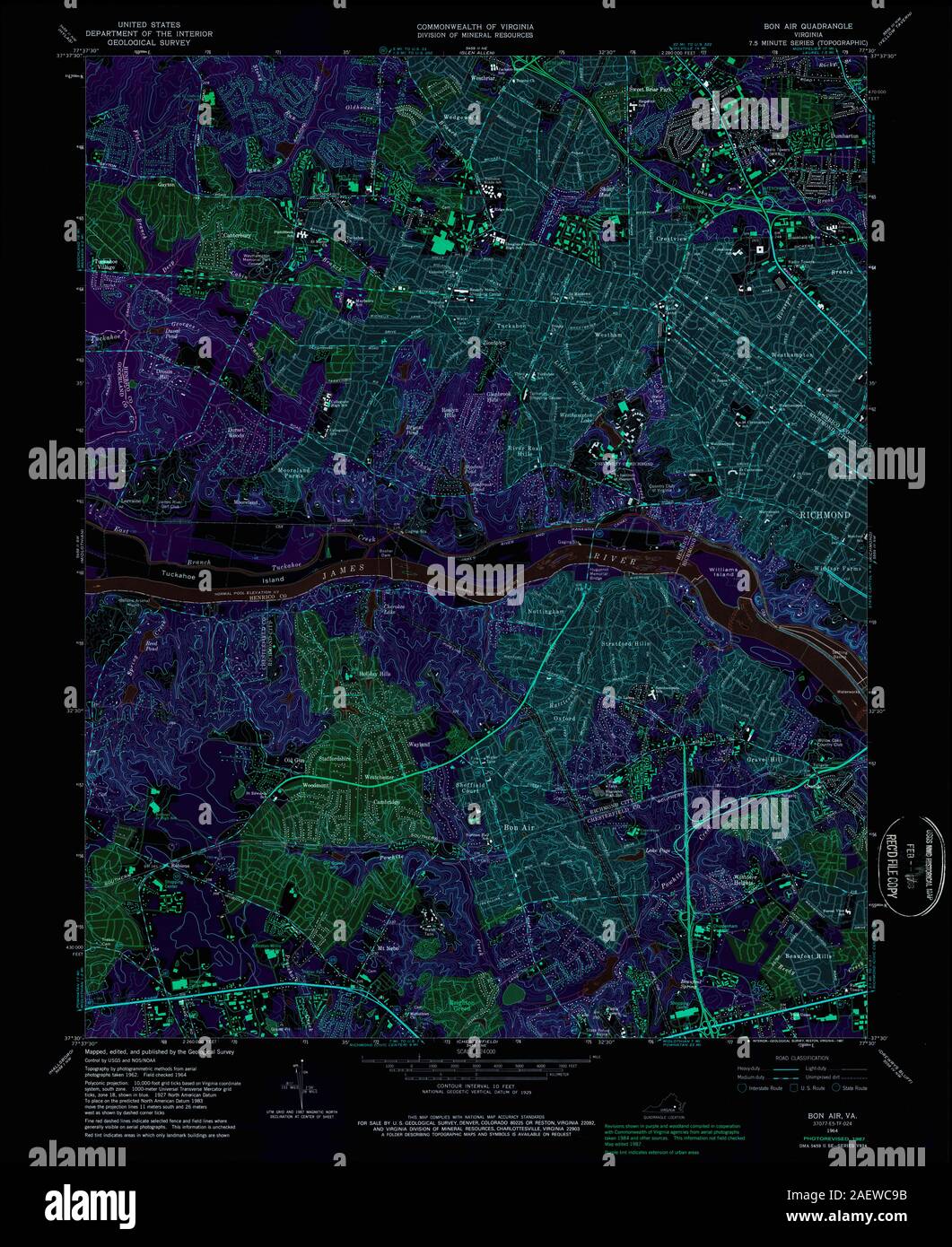 Map Of Bon Air High Resolution Stock Photography and Images - Alamy