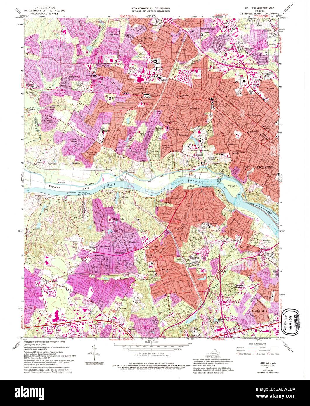 Map Of Bon Air High Resolution Stock Photography and Images - Alamy