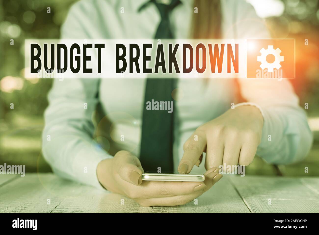 Conceptual hand writing showing Budget Breakdown. Concept meaning ...