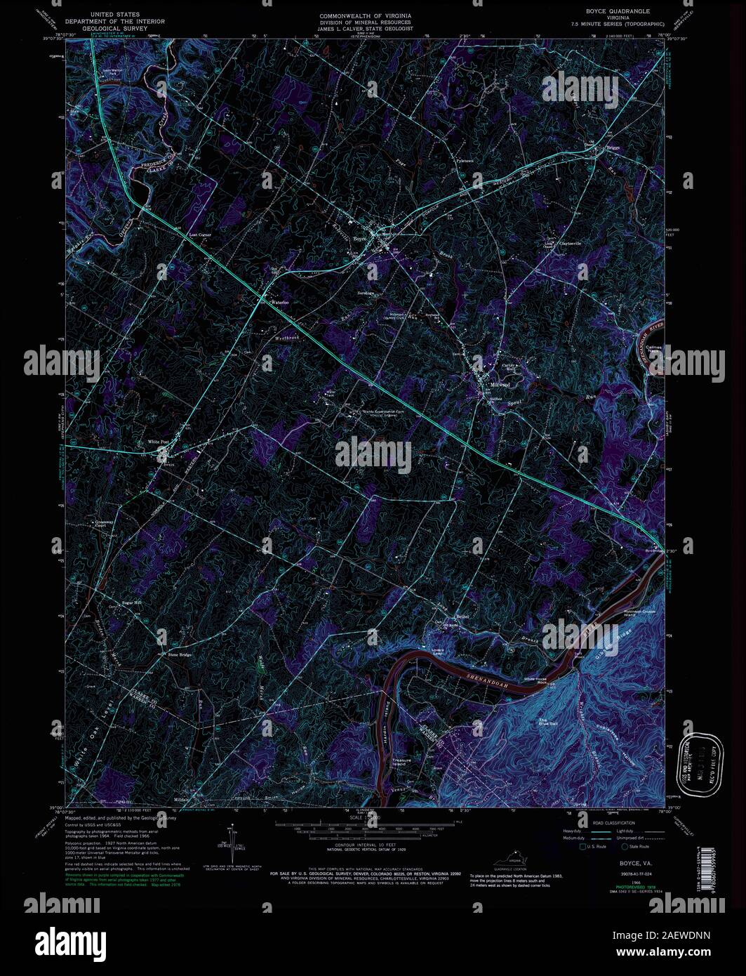 Boyce map hi-res stock photography and images - Alamy