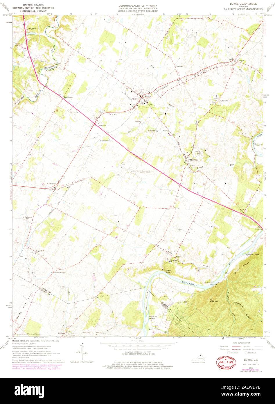 Boyce map hi-res stock photography and images - Alamy