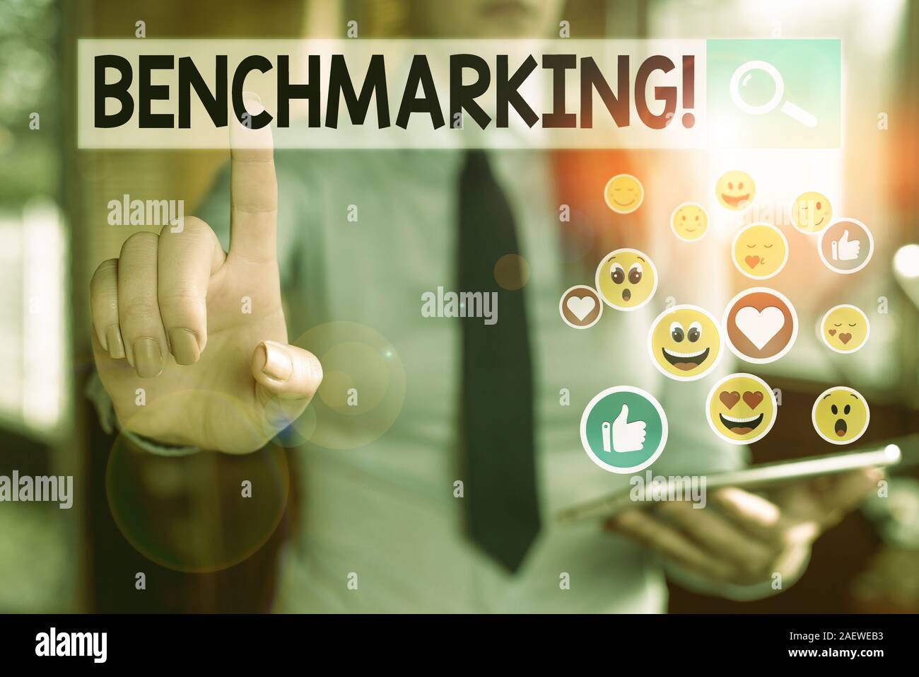 Handwriting text Benchmarking. Conceptual photo evaluate something by ...