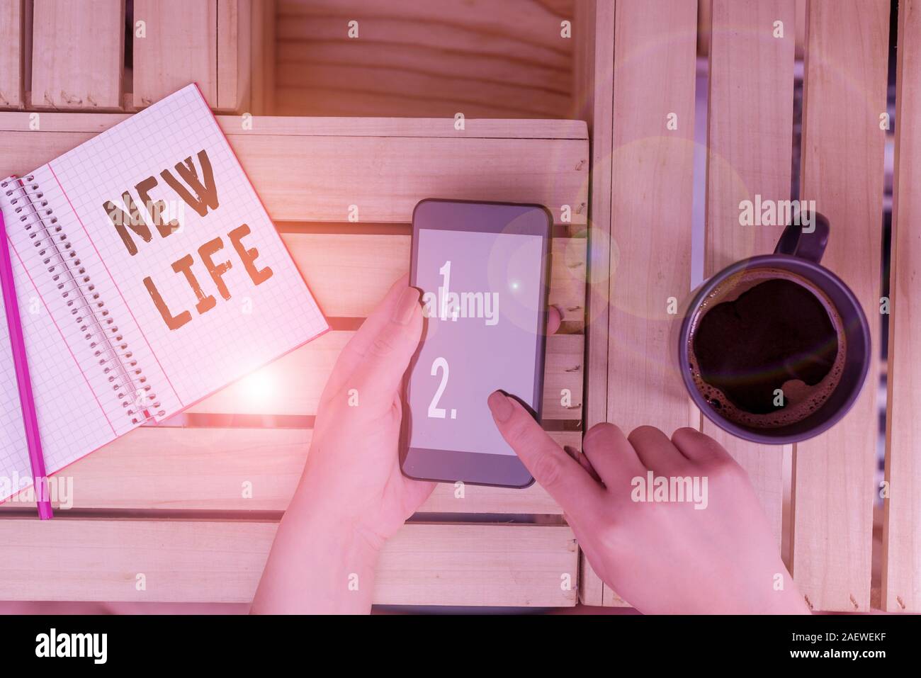 Handwriting text writing New Life. Conceptual photo Recovering from an ... Handwriting text writing New Life. Conceptual photo Recovering from an ...