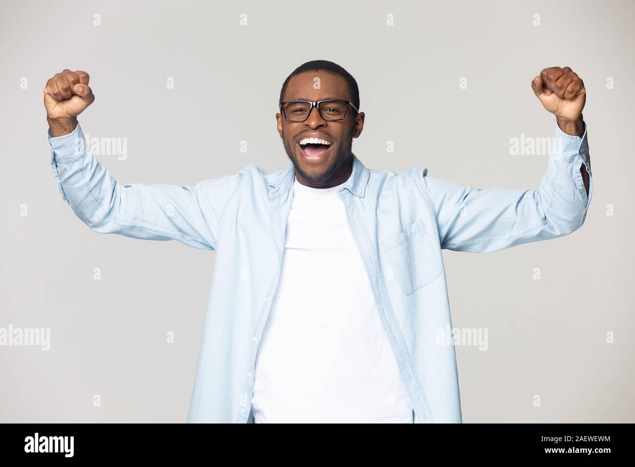 Sport winner young man team hi-res stock photography and images - Alamy