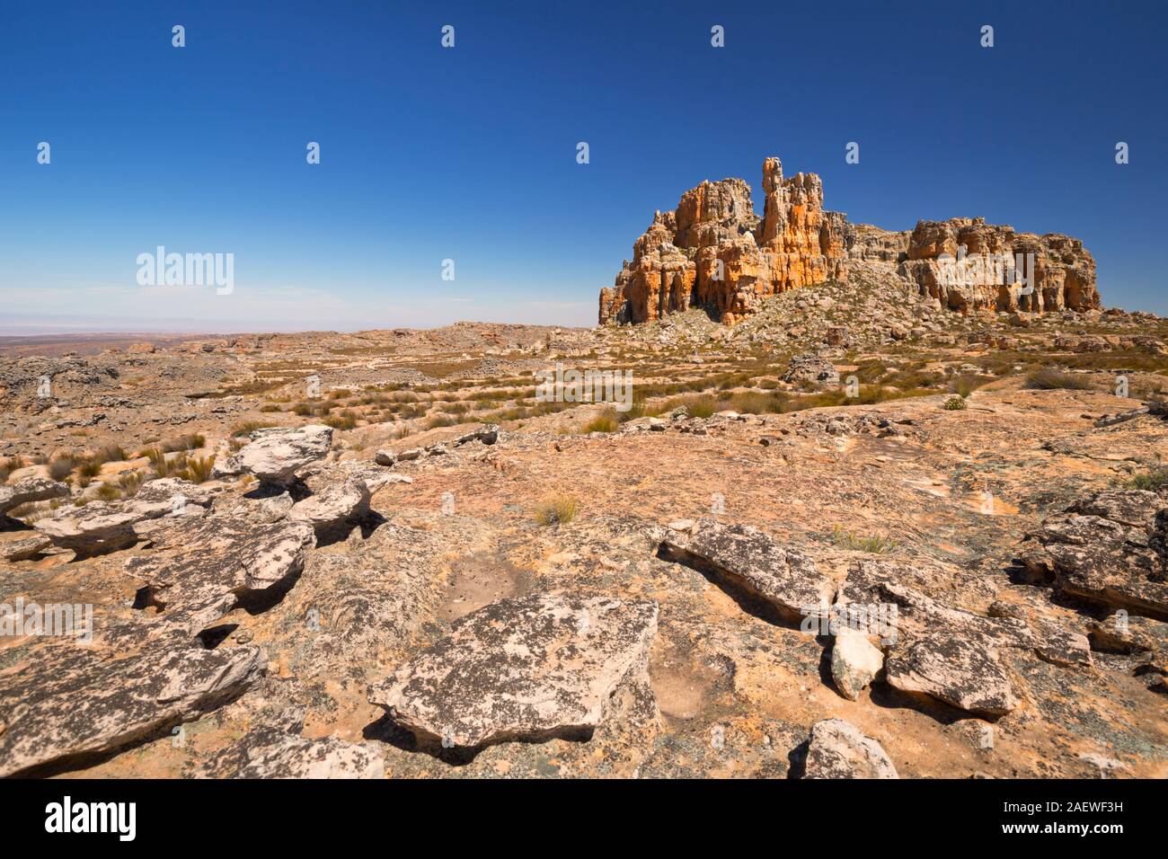 Desert scenery in remote parts of the Cederberg Wilderness in South ...