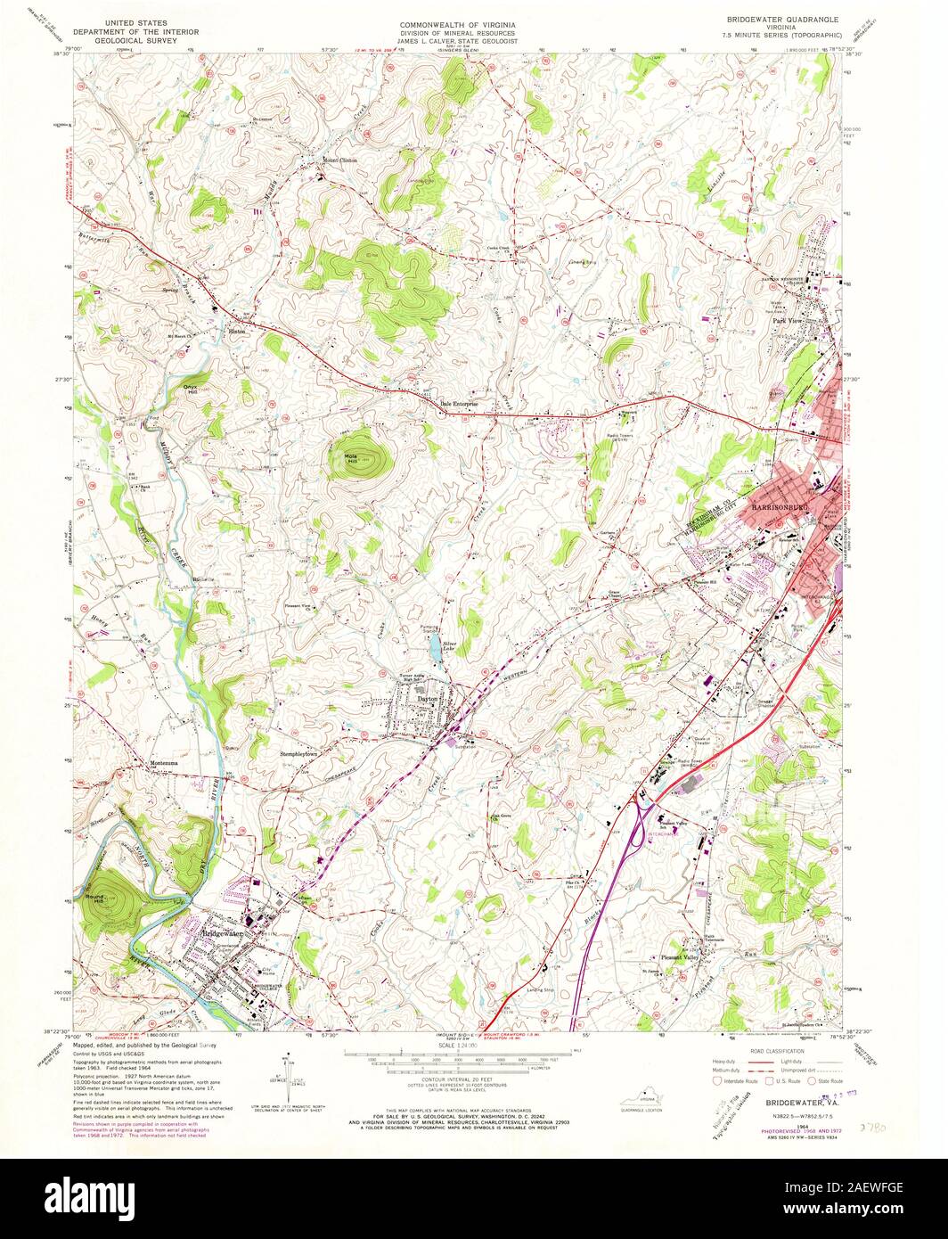 Map of bridgewater Cut Out Stock Images & Pictures - Alamy