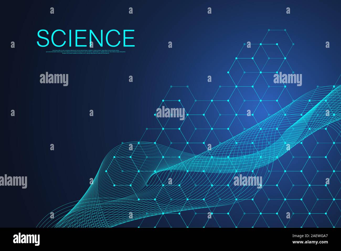 Scientific molecule background for medicine, science, technology ...