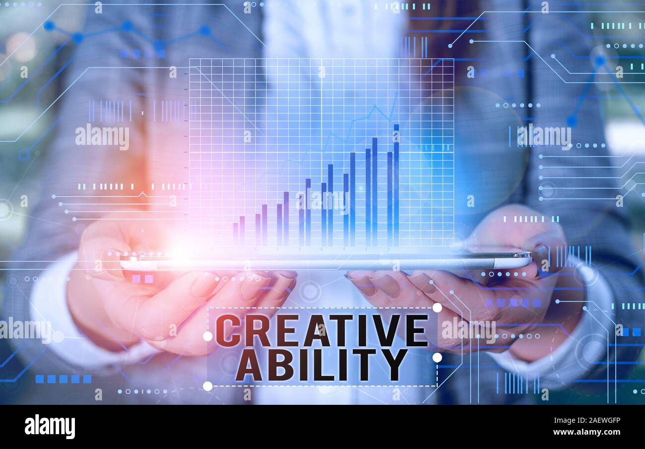 Handwriting text writing Creative Ability. Conceptual photo able to ...