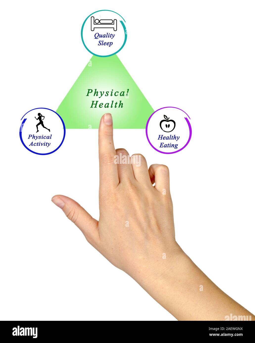 Diagram of Physical health Stock Photo - Alamy