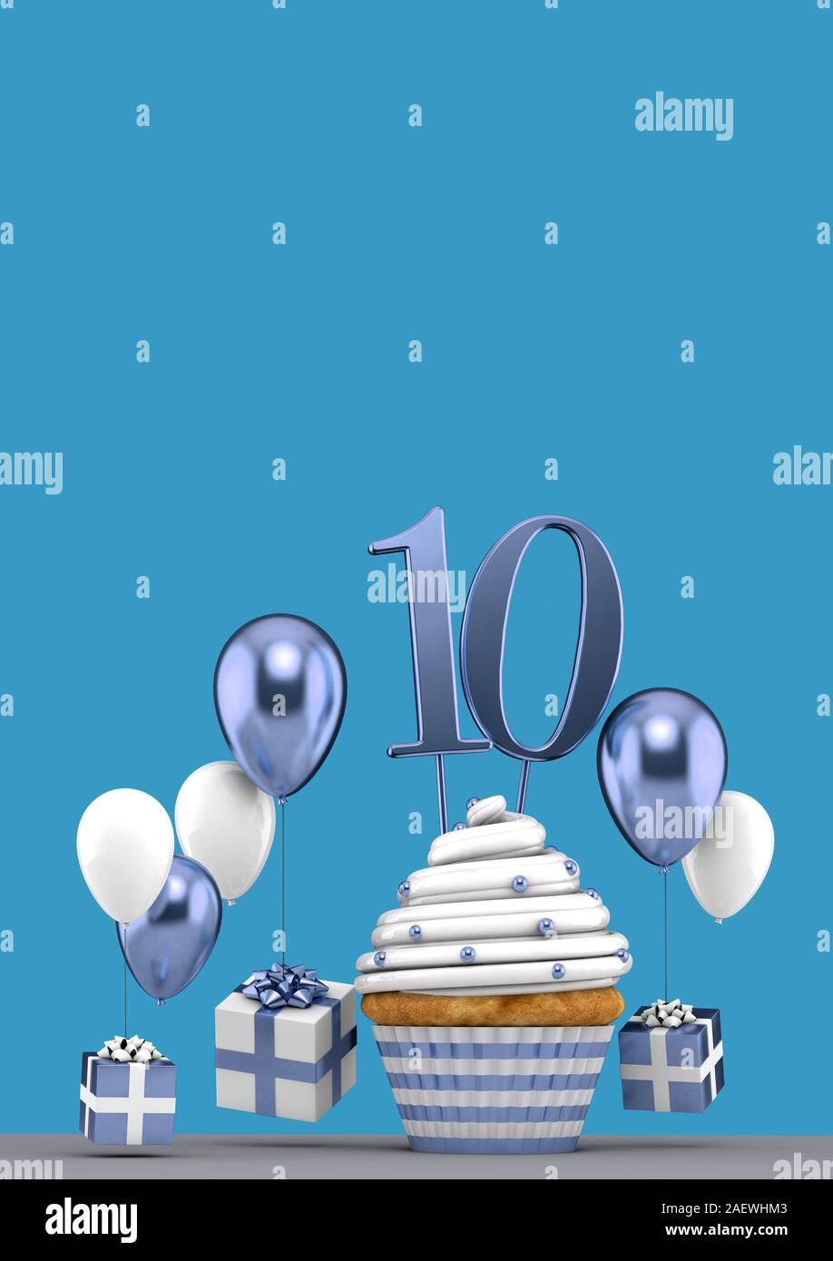 10 number balloons hi-res stock photography and images - Alamy