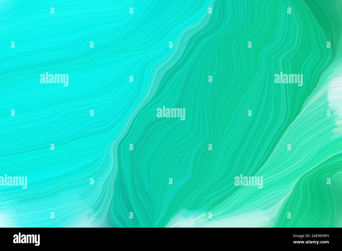 colorful modern soft curvy waves background design with light sea green ...
