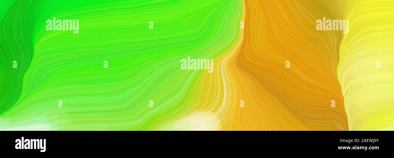 colorful horizontal banner. elegant curvy swirl waves background ...