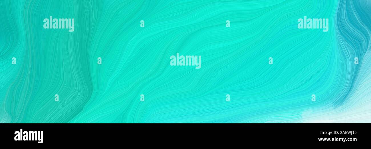 colorful horizontal banner. modern curvy waves background illustration ...