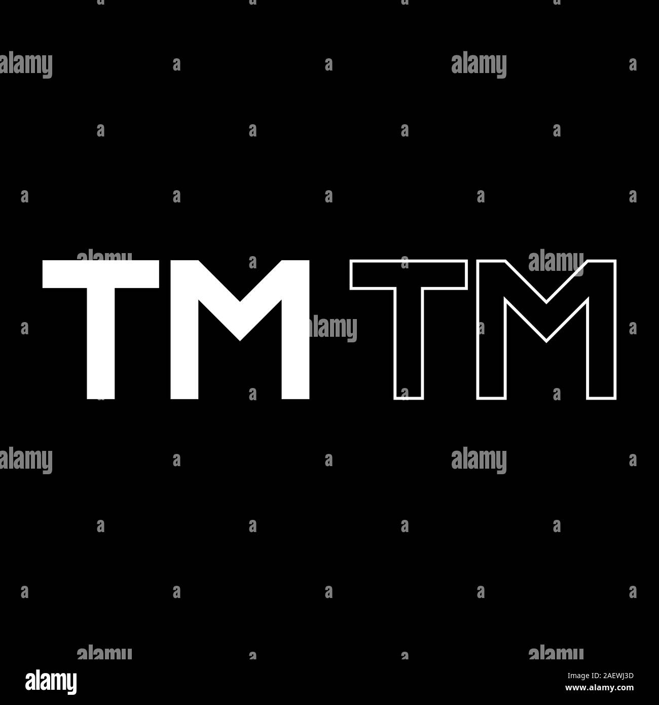 Trademark tm symbol hi-res stock photography and images - Alamy