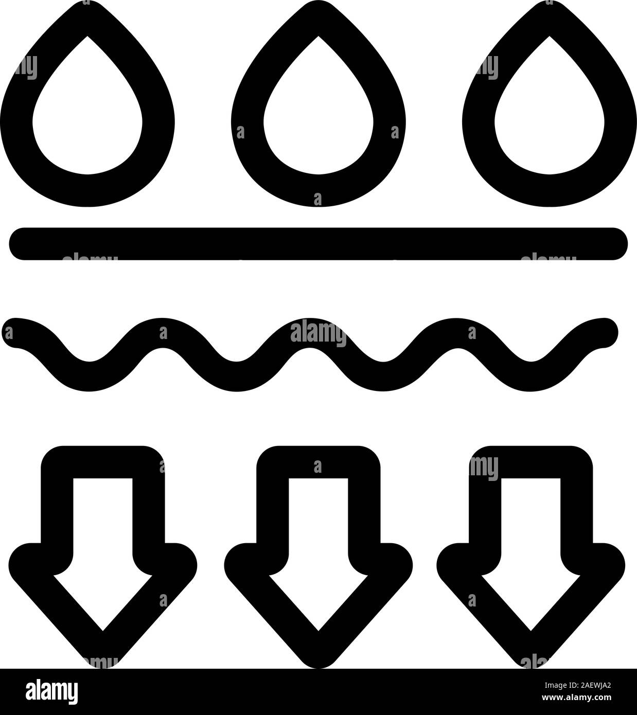 absorbing the vector icon. Isolated contour symbol illustration Stock ...