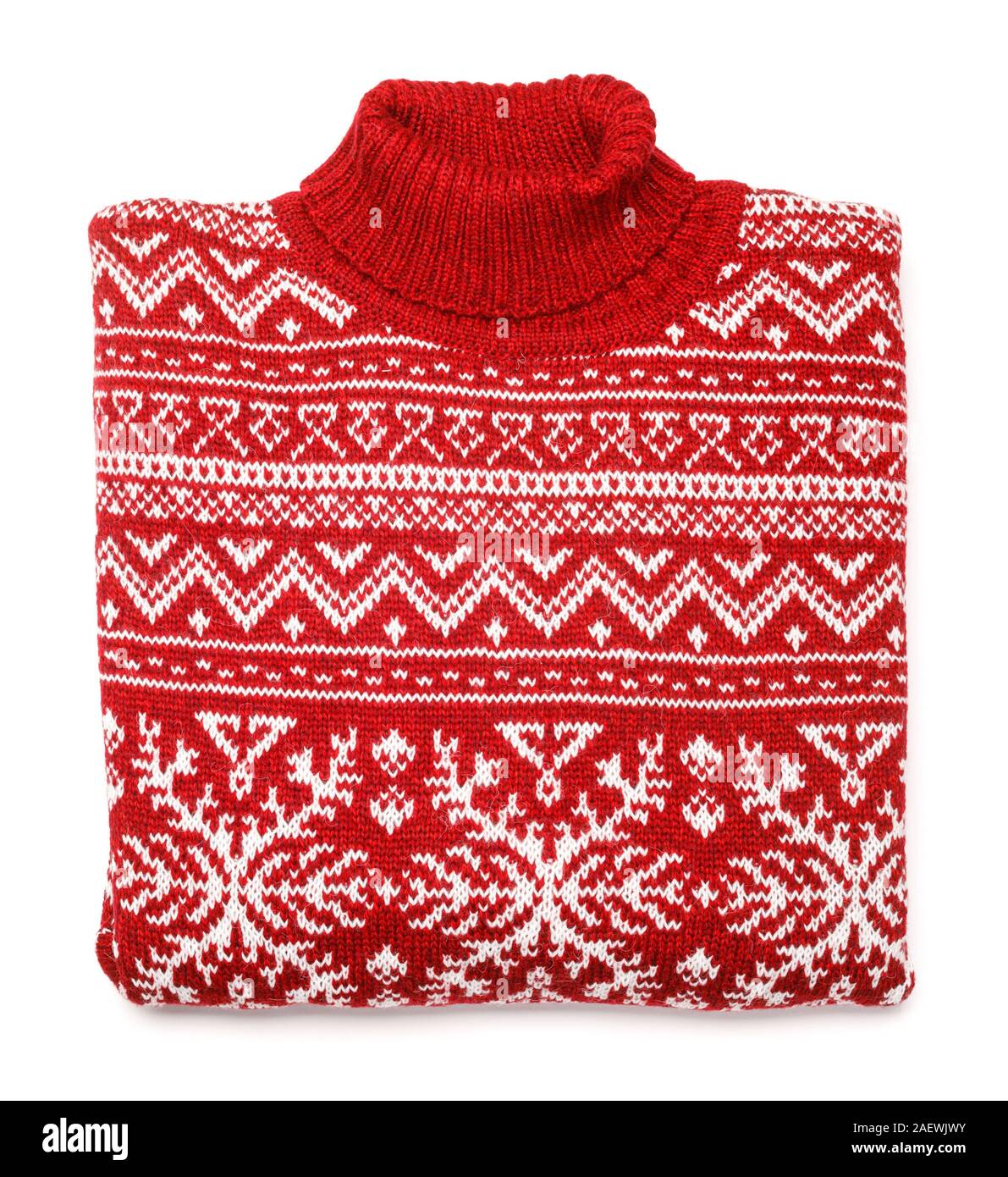 Sweater With Red Designs