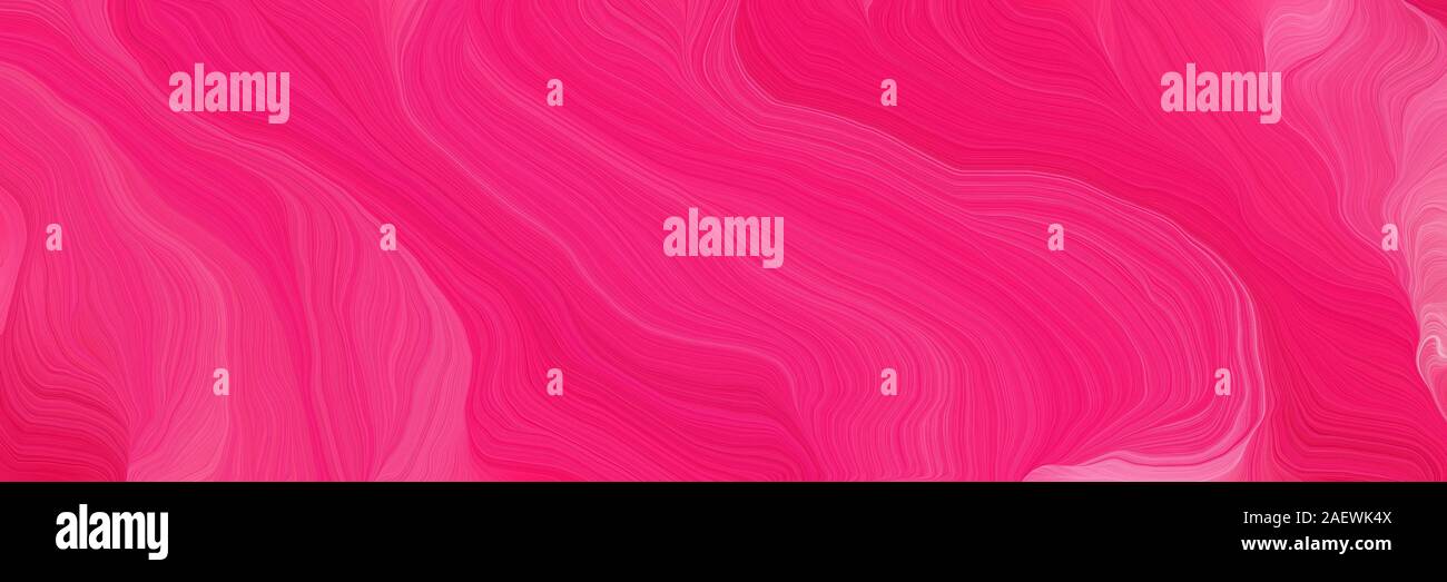 colorful horizontal banner. modern waves background illustration with ...