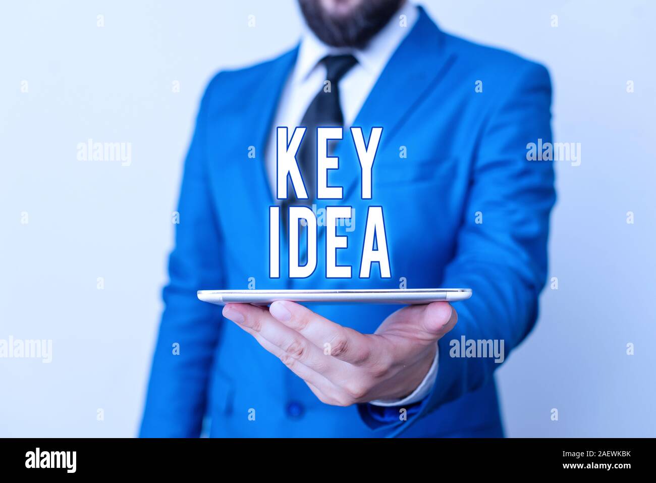 Conceptual hand writing showing Key Idea. Concept meaning Exceptional ...