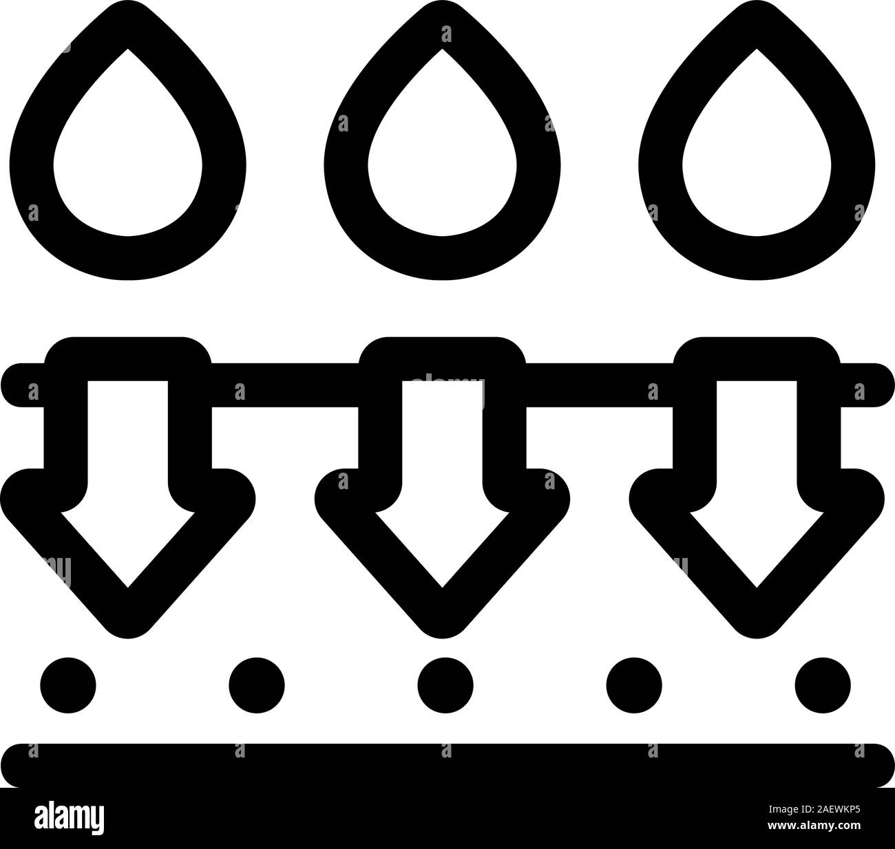 absorbing the vector icon. Isolated contour symbol illustration Stock ...