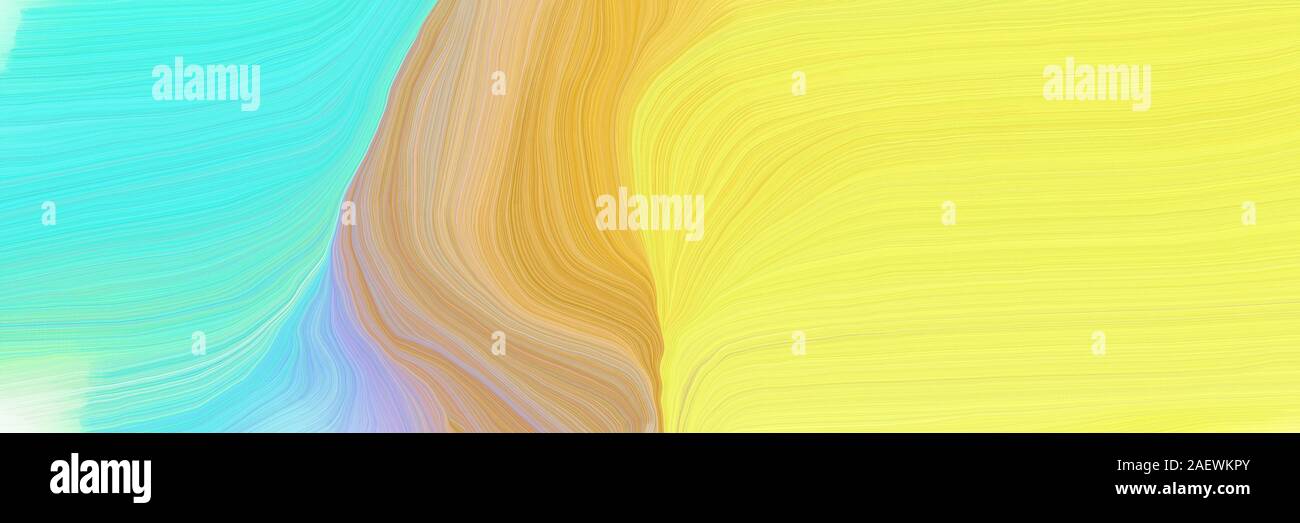 colorful horizontal banner. modern soft curvy waves background ...