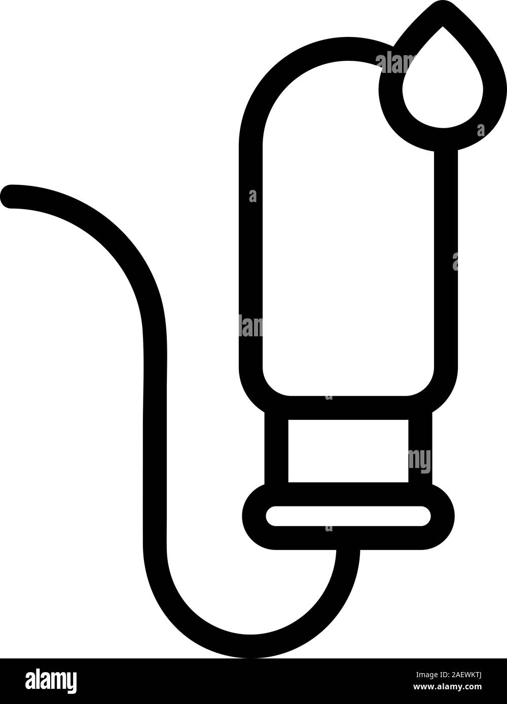 tampon for women icon vector. Isolated contour symbol illustration ...