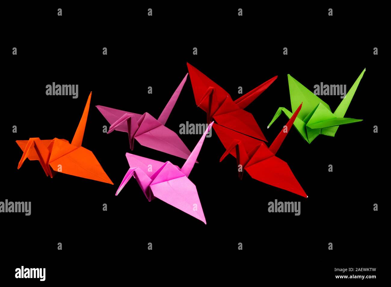 Origami paper cranes hi-res stock photography and images - Alamy