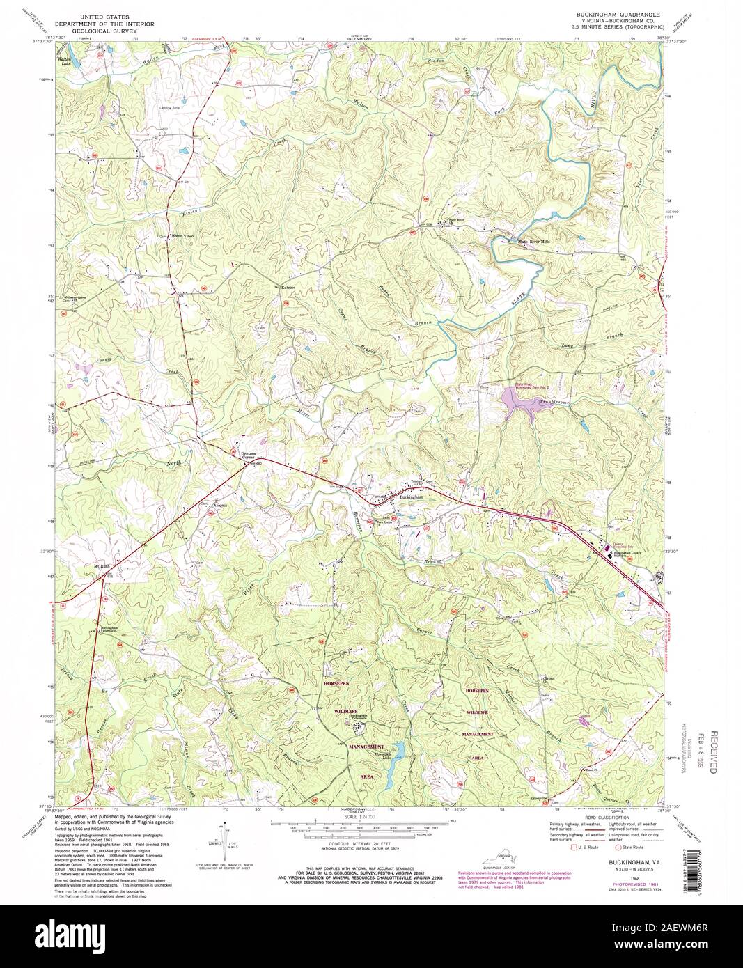 Maps of buckingham hi-res stock photography and images - Alamy