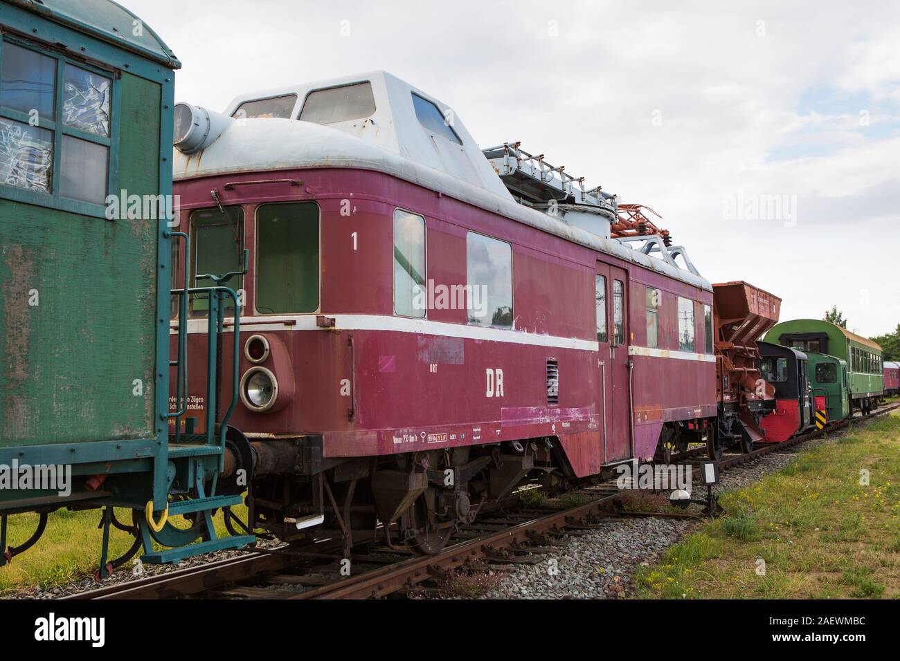Vintage electric locomotive hi-res stock photography and images - Alamy