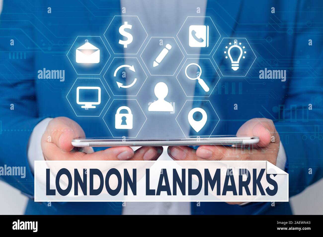 Word writing text London Landmarks. Business photo showcasing most ... Word writing text London Landmarks. Business photo showcasing most ...