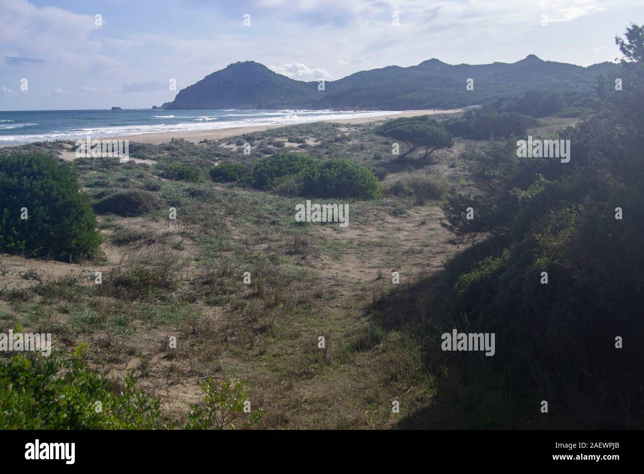 View of Feraxi beach Stock Photo - Alamy