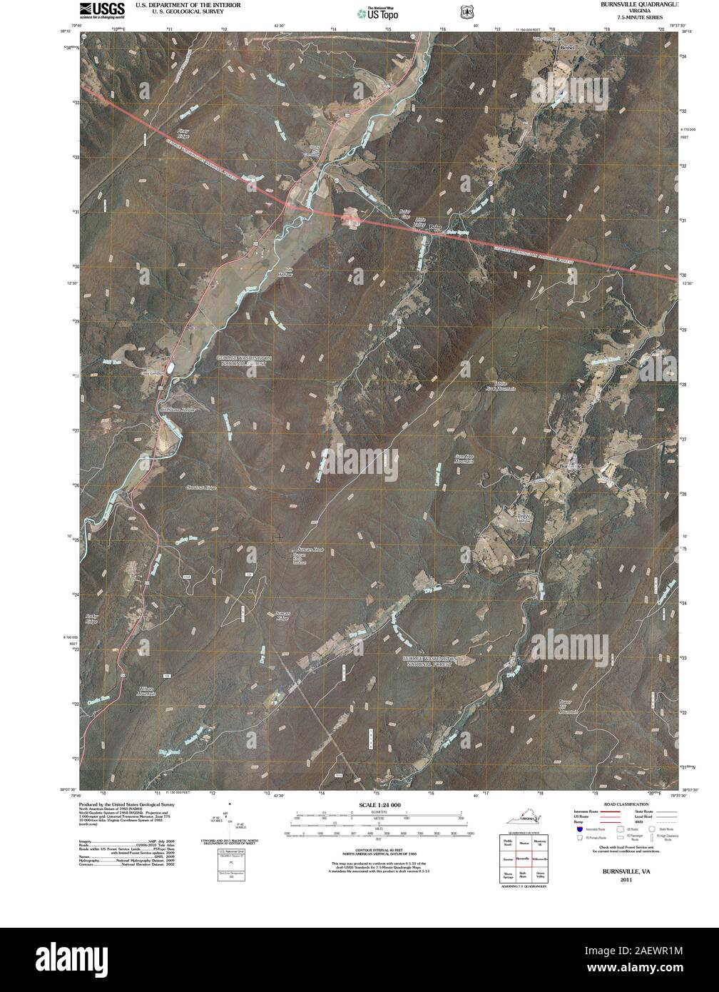 Burnsville map hi-res stock photography and images - Alamy