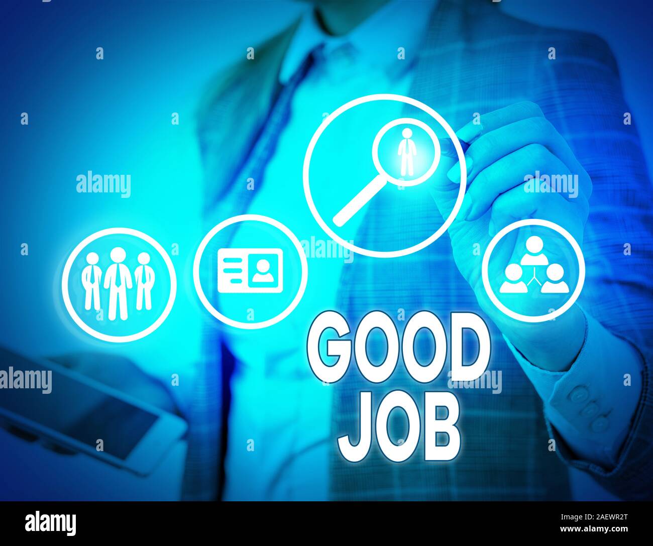 Conceptual hand writing showing Good Job. Concept meaning encourage ...