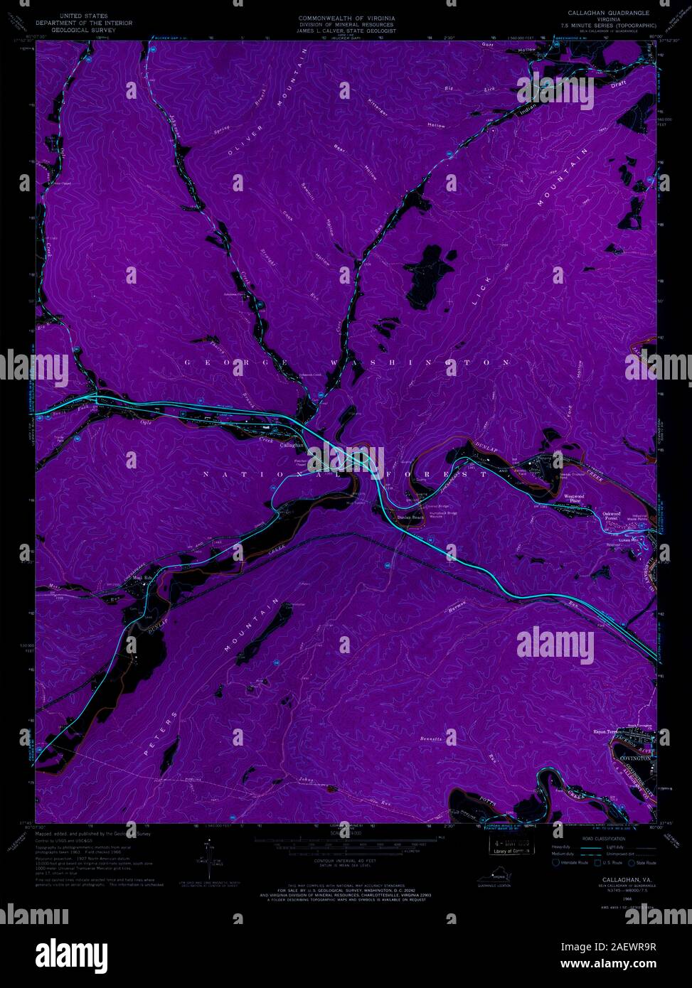 VA Callaghan 8033890 1966 24000 Inverted Stock Photo - Alamy