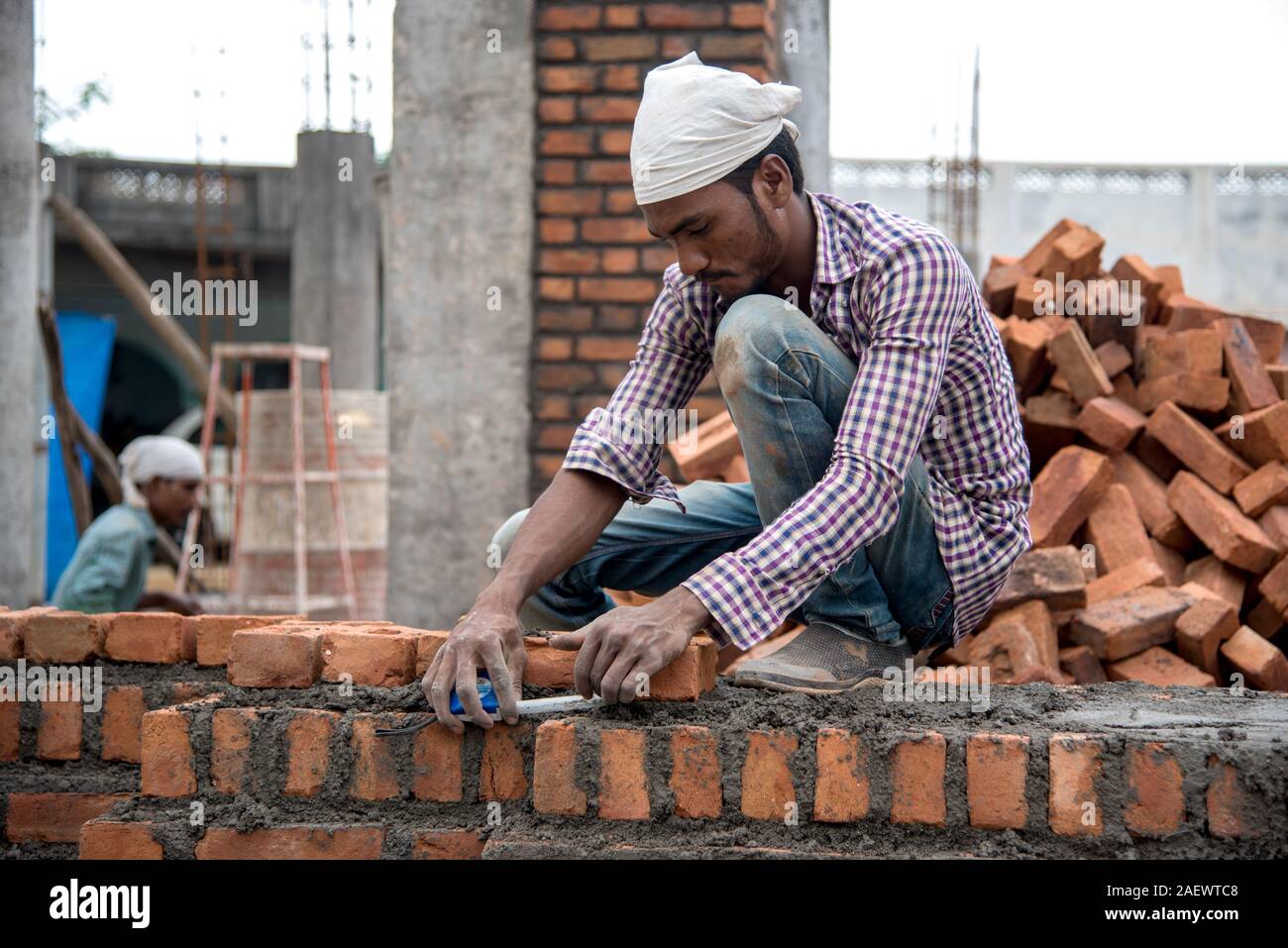 Indian construction team hi-res stock photography and images - Alamy