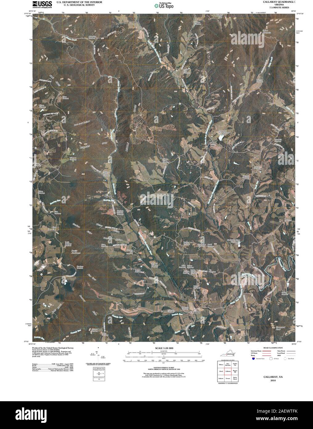 Callaway map hi-res stock photography and images - Alamy