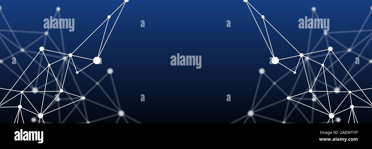 Black and blue abstract futuristic crypto blockchain illustration ...