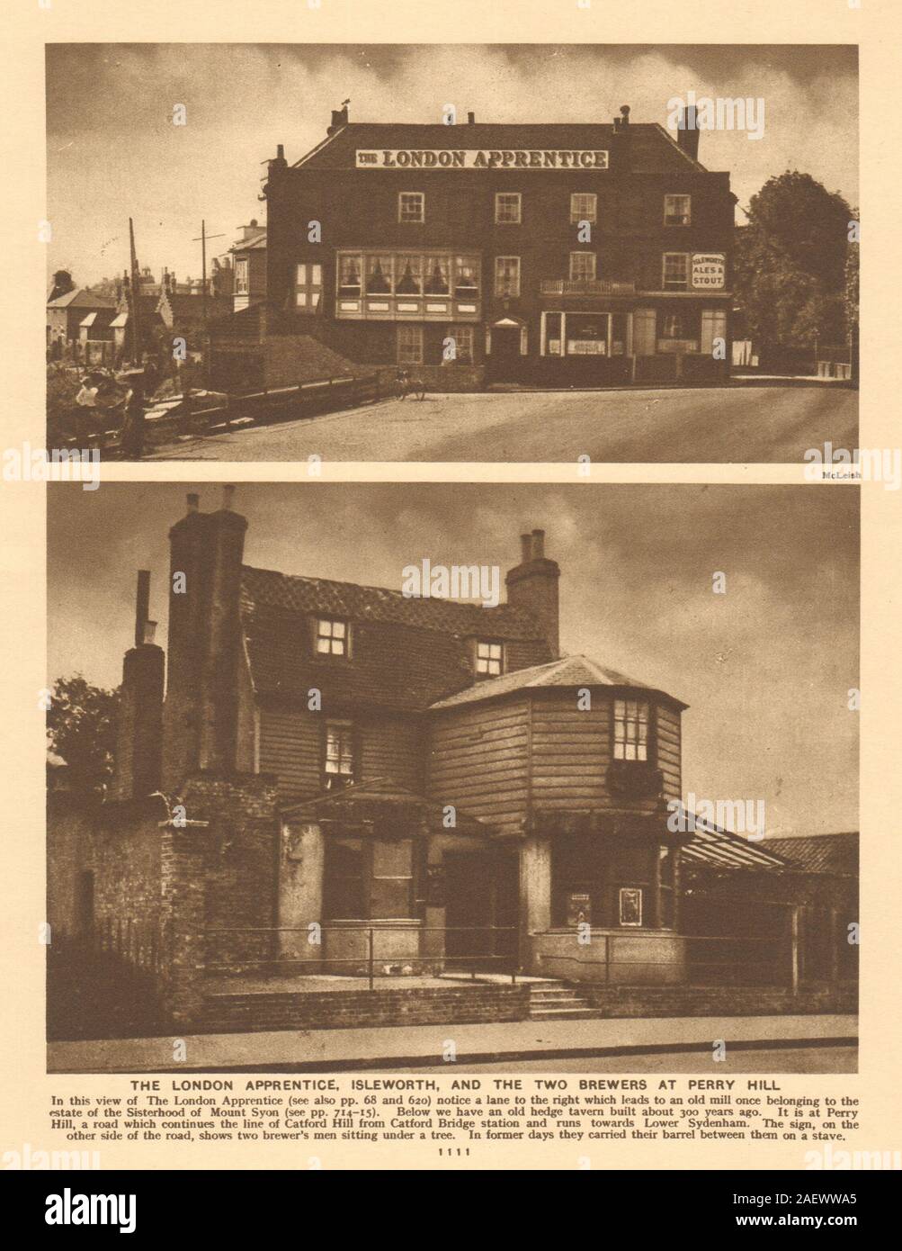 The London Apprentice, Isleworth. Two Brewers, Perry Hill, Catford 1926 ...
