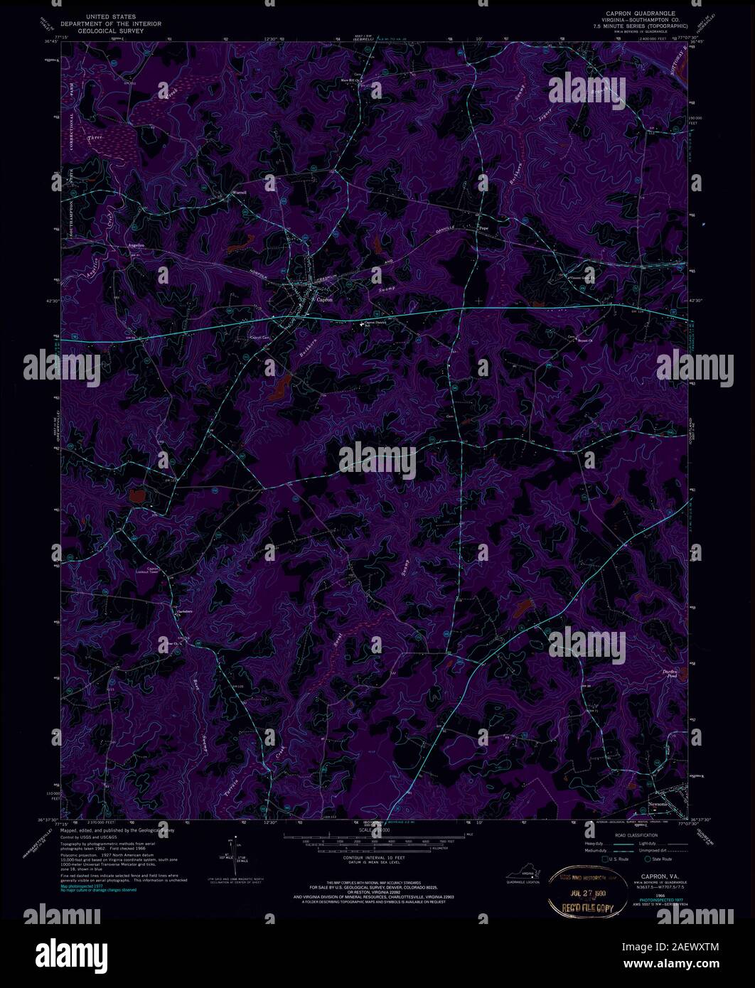 VA Capron 184360 1966 24000 Inverted Stock Photo - Alamy