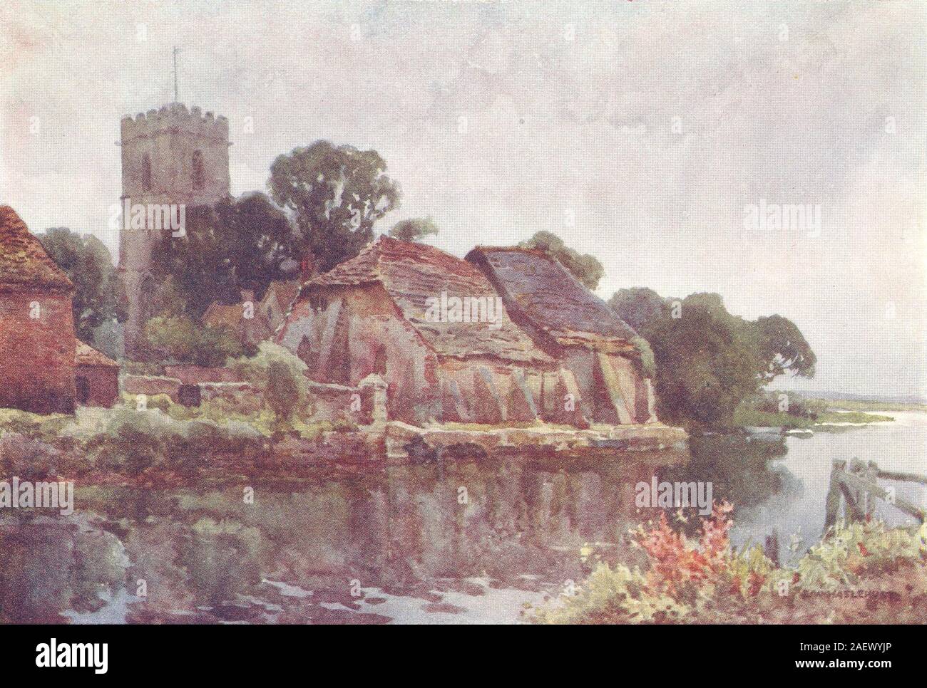 DORSET. Wareham 1908 old antique vintage print picture Stock Photo - Alamy