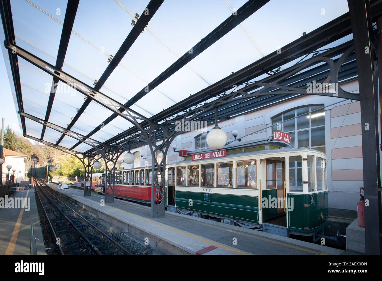 Transportation to Superga Hill, Turin Stock Photo - Alamy