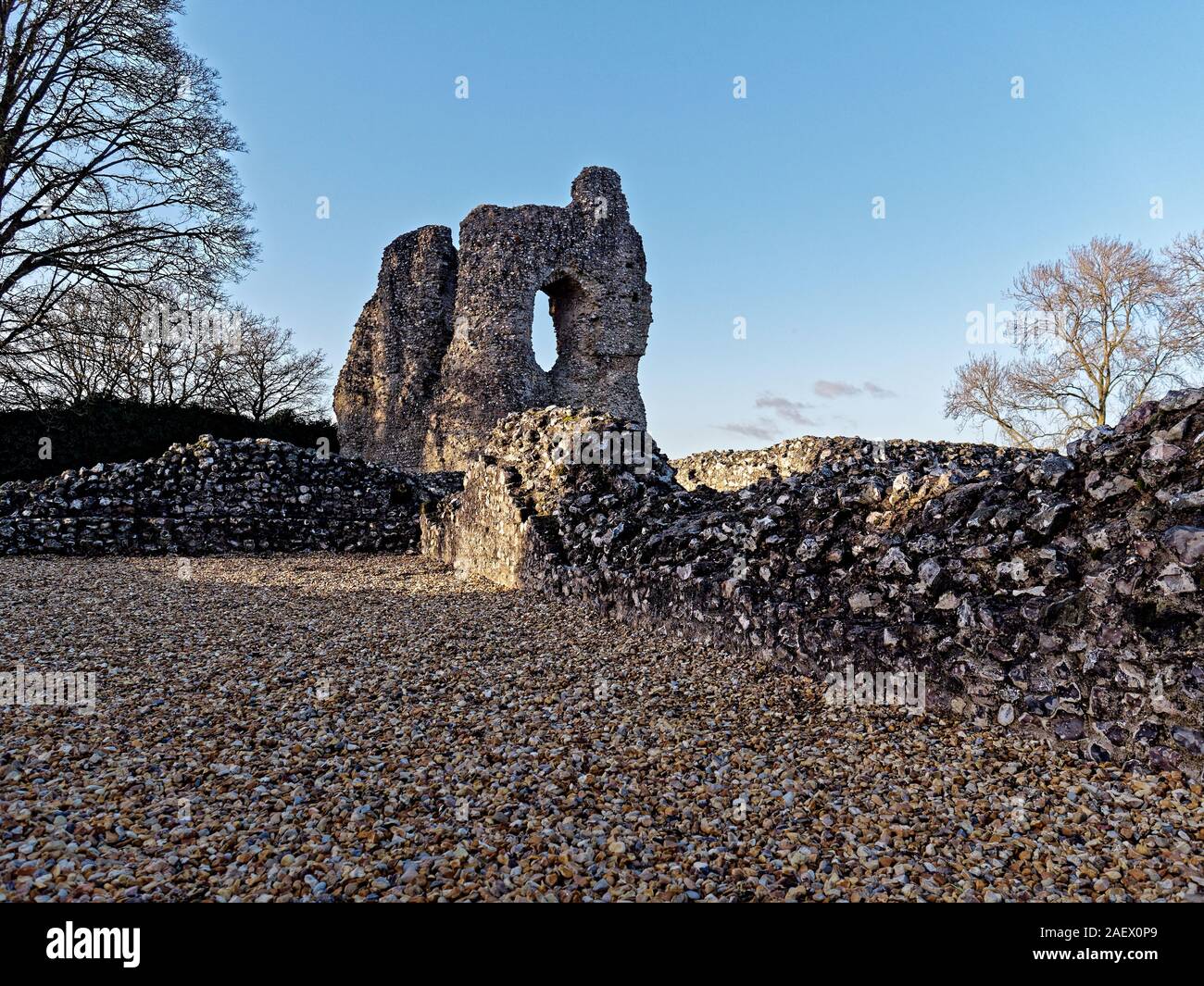 Ludgershall Castle Wiltshire UK Stock Photo - Alamy