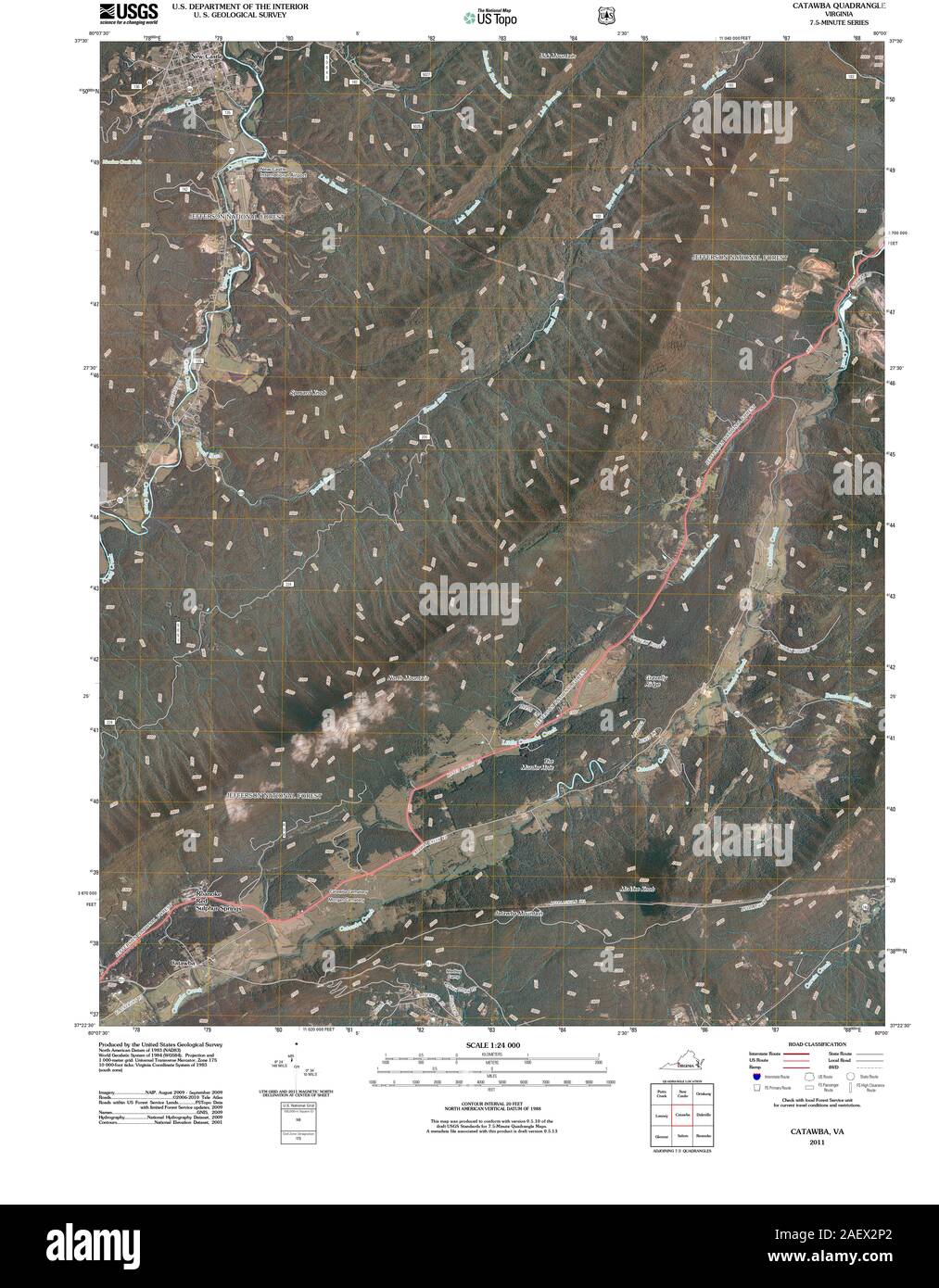 Catawba map hi-res stock photography and images - Alamy