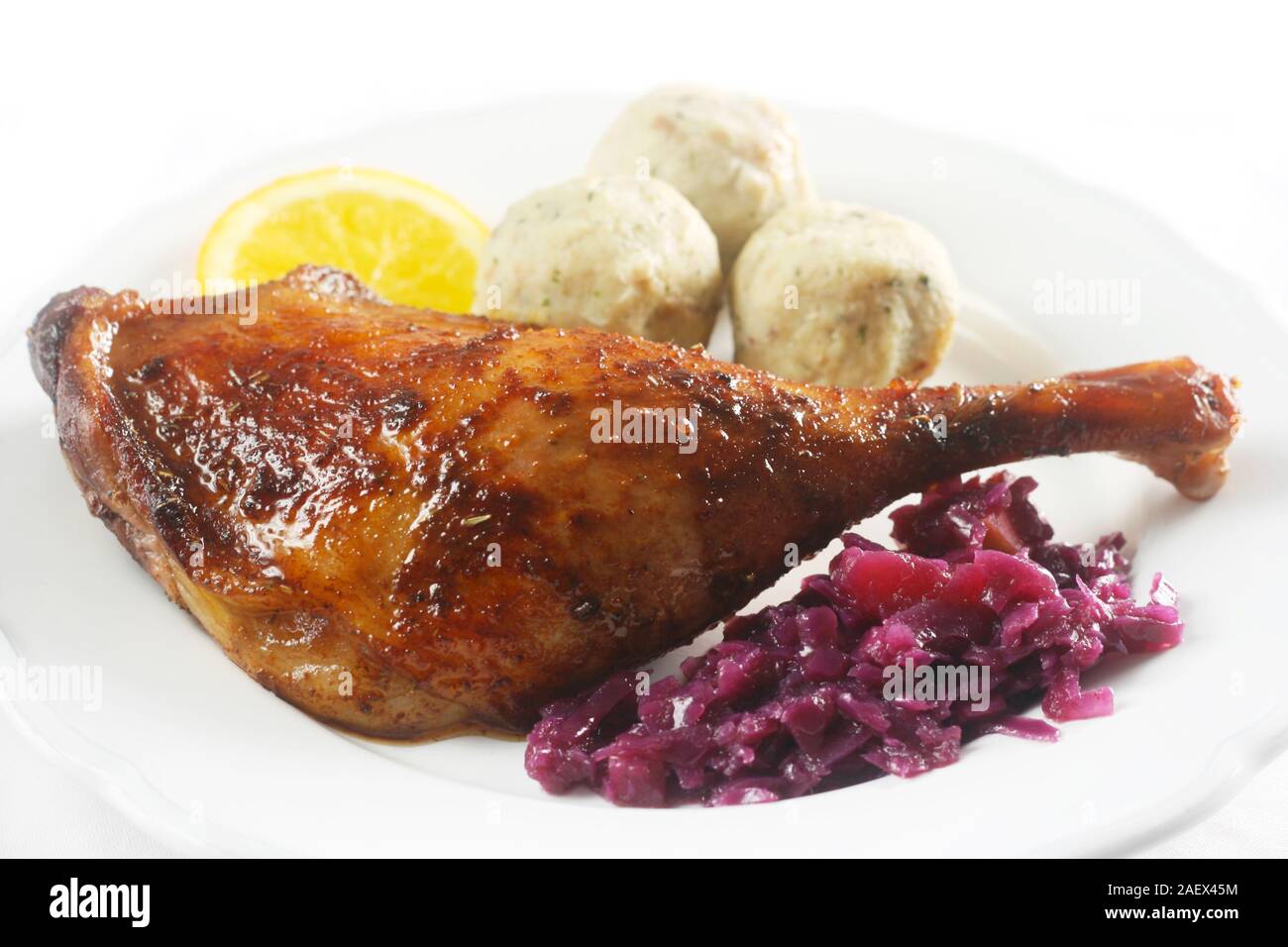 German goose leg hi-res stock photography and images - Alamy